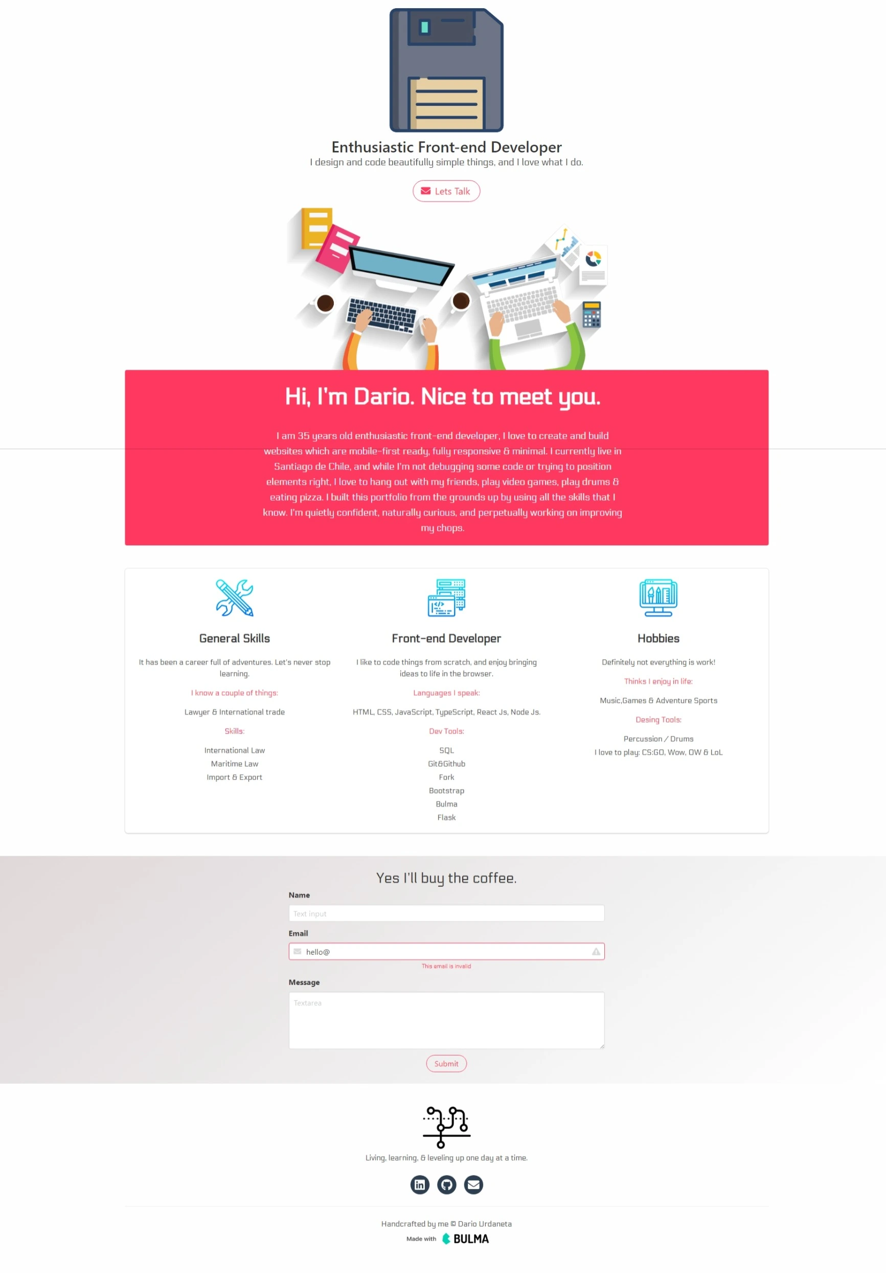 Dario Urdaneta | Frontend Dev